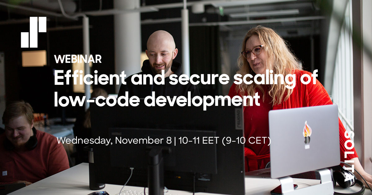 Efficient and secure scaling of low-code development - Solita