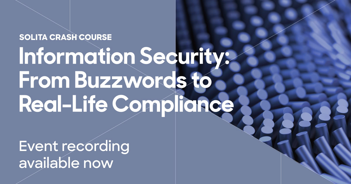 Crash Course on Information security: From buzzwords to real-life ...