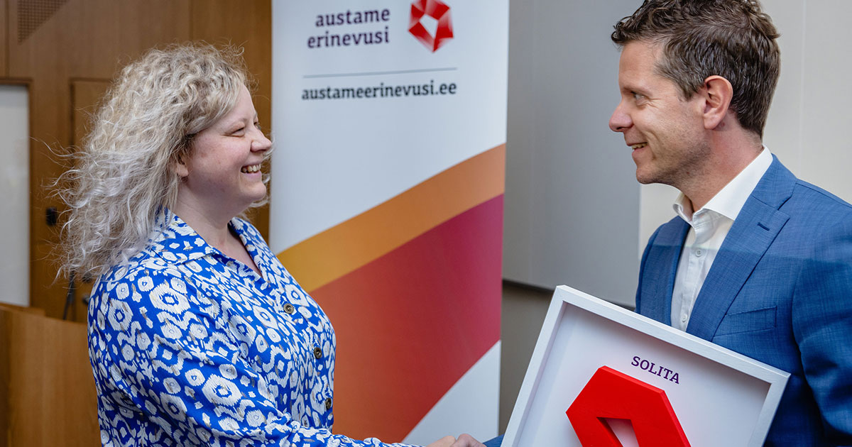 Solita awarded as Diverse Workplace - Solita